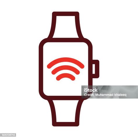 스마트 시계 글리프 2 색 아이콘은 개인 및 상업용으로 사용할 수 있습니다 0명에 대한 스톡 벡터 아트 및 기타 이미지 0명 고체 디자인 Istock