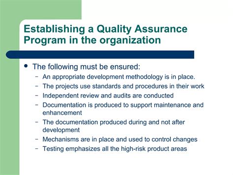 Function Of Software Quality Assurance Lecture 2 Ppt