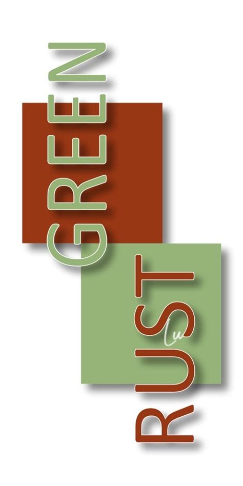 Green And Rust Color Combo