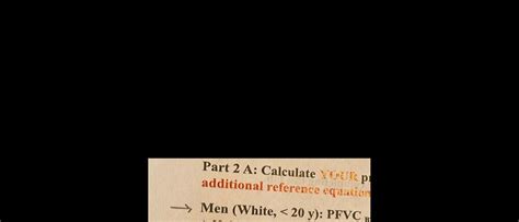 Answered Part 2 A Calculate Your P Additional Reference Equation Men