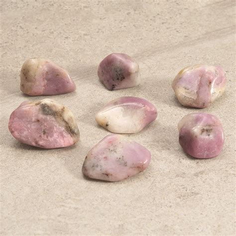 Thulite Tumbled Stones Pink Variety Of Zoisite