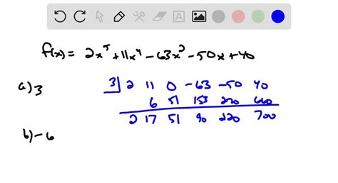 A Determine If The Upper Bound Theorem Identifies The Given Number As An Upper Bound For The