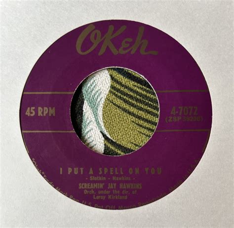 Yahoo オークション Screamin Jay Hawkins 7inch I Put A Spell On