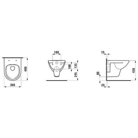 Set De Wc Laufen Pro Wc Suspendu Compact Y Compris Siège De Wc Avec