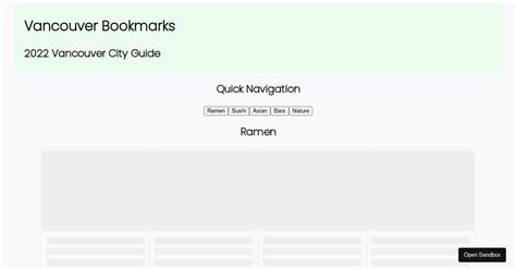 React Codesandbox