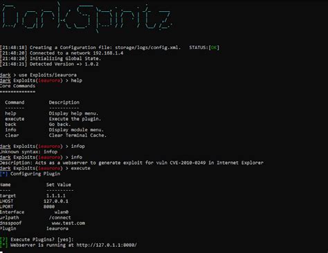 Darkspiritz A Penetration Testing Framework For Unix Systems Artofit