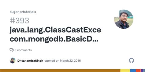 Java Lang ClassCastException Com Mongodb BasicDBObject Cannot Be Cast To Com Mongodb
