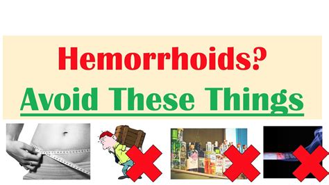 What To Avoid With Hemorrhoids Risk Factors And Ways To Reduce Risk Youtube
