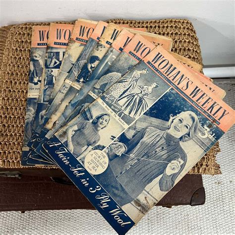 Bulk Lots Of Old Vi Take Retro Womans Weekly Magazines 1950s S Used