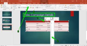 Excel Table In PowerPoint Computer Applications For Managers