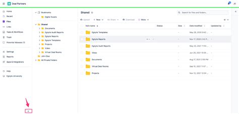 New Webui Navigation Egnyte