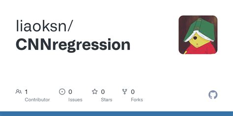 GitHub Liaoksn CNNregression
