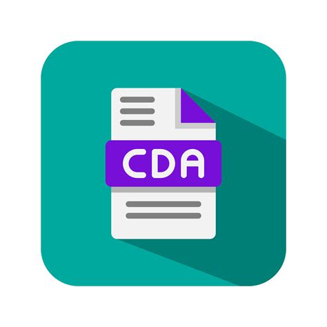 Cda Document Audio File Type Format Icons Extension Symbol 49223644 Vector Art At Vecteezy