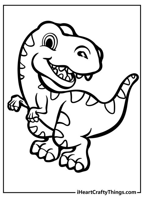 Printable Dinosaur Coloring Pages For Adults Artofit