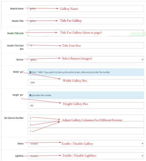 OpenCart Gallery Images And Fancy Box