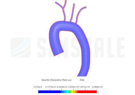 Blood Flow In Aorta By Tuckerkristof Simscale