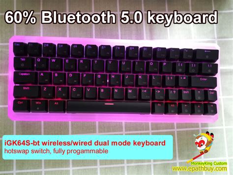 Custom Rgb Mechanical Keyboard Keys Rgb Backlit Wireless Wired