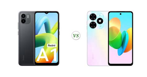 Xiaomi Redmi A1 Vs Tecno Spark 20c Side By Side Specs Comparison