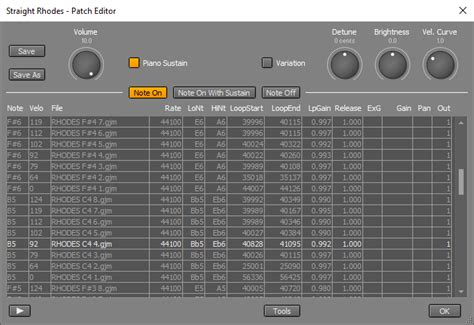 Patch Editor
