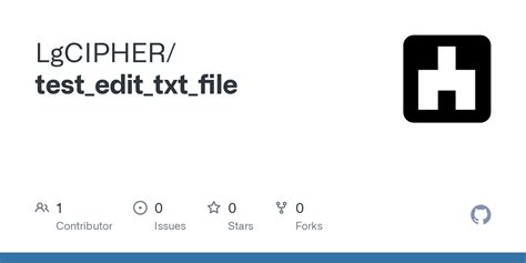 Github Lgciphertestedittxtfile