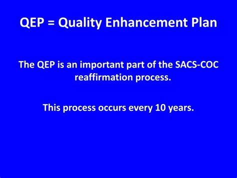 Ppt Qep Quality Enhancement Plan Powerpoint Presentation Free