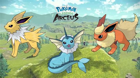 Pokemon Legends Arceus Eeveelutions How To Evolve Eevee Attack Of