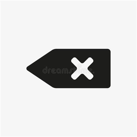 Delete Button And Cursor Clicks Trash Can Vector Stock Illustration