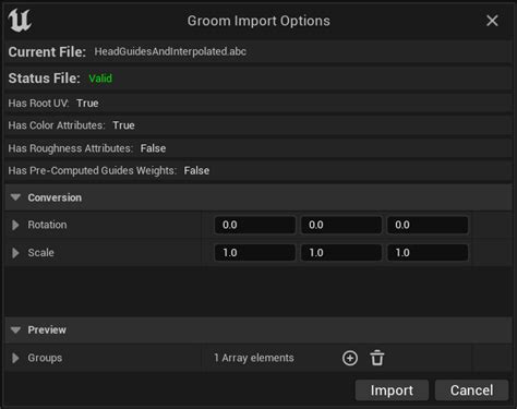 Hair Simulation And Rendering Quick Start Guide In Unreal Engine Unreal Engine