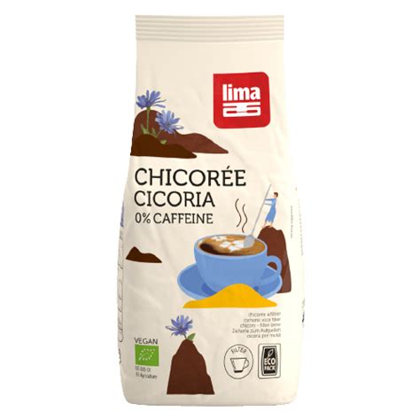 chicorée sans caféine filtre bio 500g lima 10 sur kazidomi