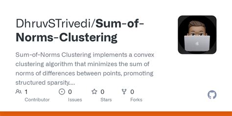 Github Dhruvstrivedisum Of Norms Clustering Sum Of Norms Clustering