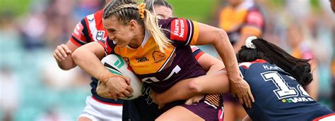 Nrlw 2022 Brisbane Broncos Sydney Roosters Semi Finals Match Report