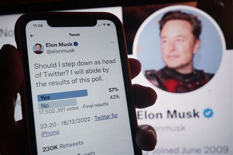 Elon Musk Says He Will Step Down As Twitter Chief Once He Finds A