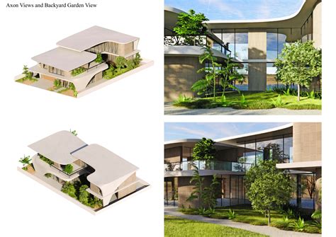 Architecture Project Expansive Glass Overhangs And Natural Stone