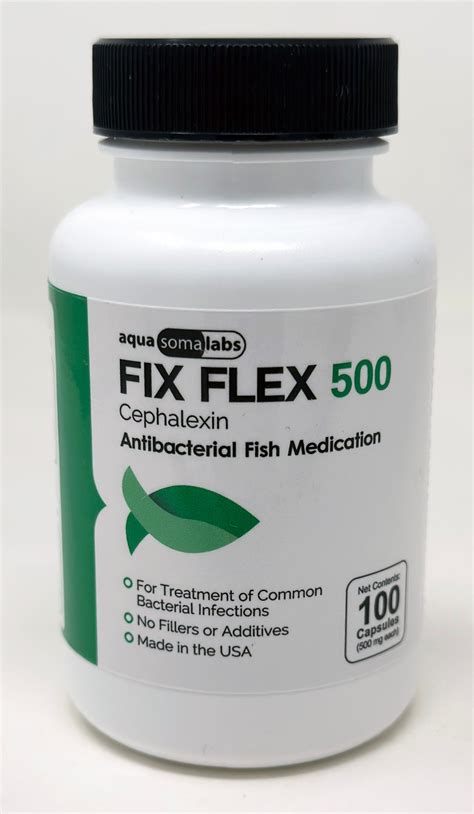 Fix Flex 500 500mg Cephalexin 100 Count Fishmoxusa