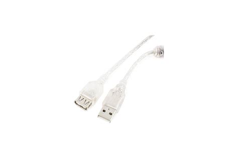 Usb2 0 удлинитель Cablexpert Pro Am Af Кабель 2м экранированный прозрачный Ccf Usb2 Amaf Tr