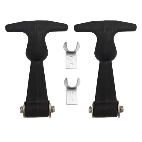 2 Pcs 4 7 Rubber Flexible Heavy Duty Premium Sus304 Stainless Steel T Handle Draw