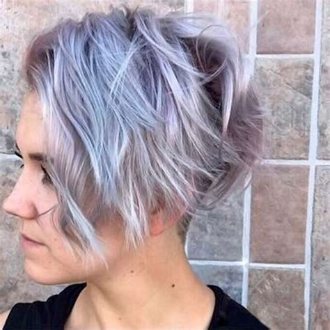 2017 Short Hairstyles Purple Fashion And Women