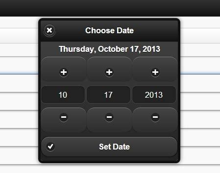 JQuery Date And Time Picker Plugin For JQuery Mobile DateBox 365