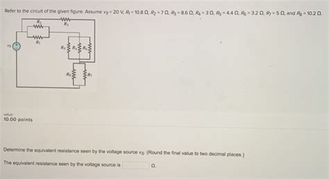 Solved Refer To The Circuit Of The Given Figure Assume Vs