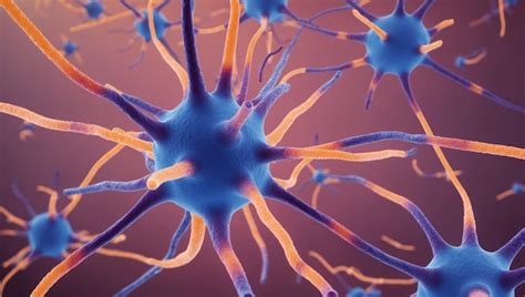 A Vibrant Illustration Of Neurons Highlighting Their Intricate