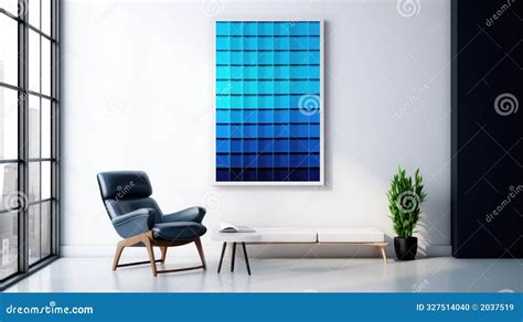 Sleek Blue Color Chart Stock Illustration Illustration Of Tones