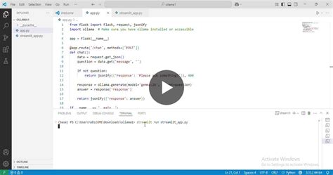 Ai Genai Ollama Gemma Python Streamlit Opensource Chatbot Sarumathi Gunasekaran