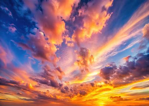 Serene Pastel Dawn Sky Dreamy Cirrus Clouds And Soft Hues Perfect For A