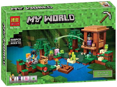 Конструктор Майнкрафт Хижина ведьмы BELA 10622 аналог LEGO 21133