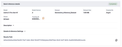 Batch Inference Sambanova Documentation