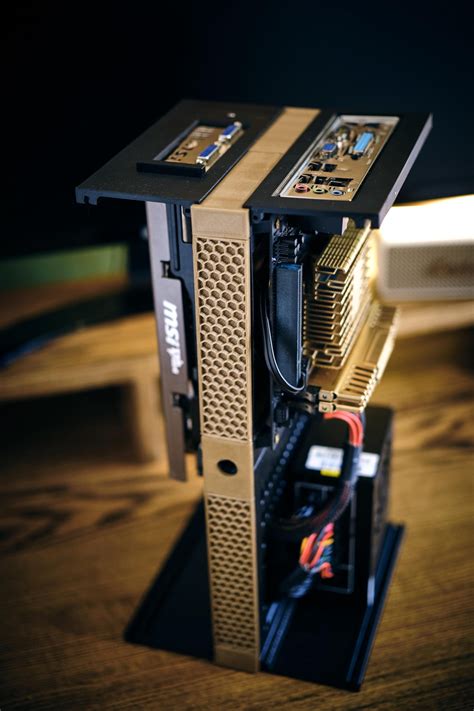 mini itx open frame desktop pc case etsy