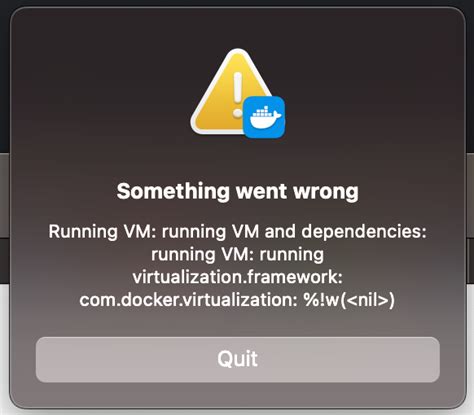 Docker Desktop For Mac Does Not Want To Start Issue Docker For Mac GitHub