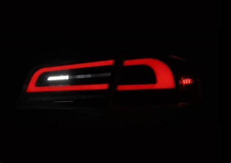 Alpharex Tesla Model S Luxx Serie Led Rückleuchten Alpha Black