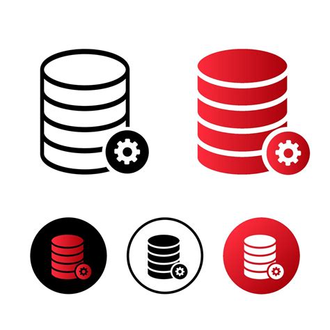 database setting icon illustration 5011686 vector art at vecteezy