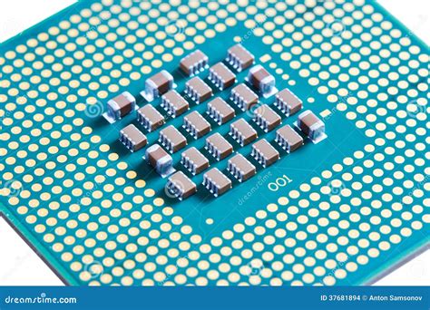 Old Processor Stock Photo Image Of Element Electrical